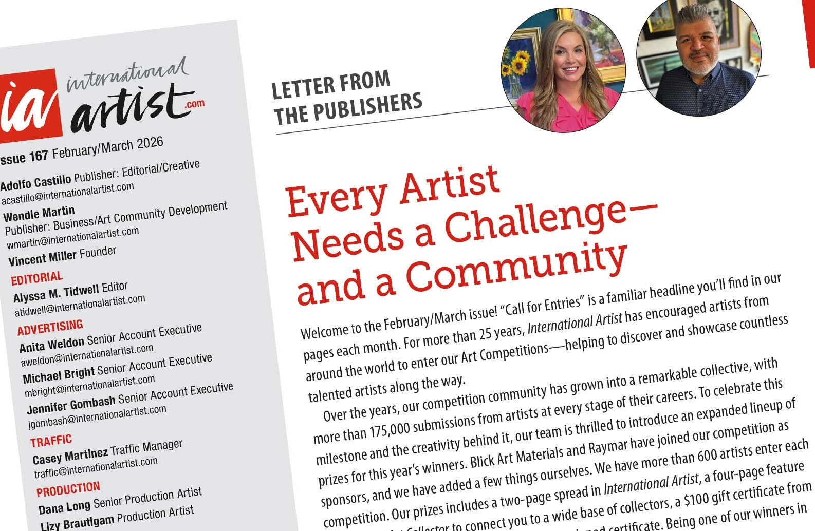 Every Artist Needs a Challenge— and a Community (Issue 167)